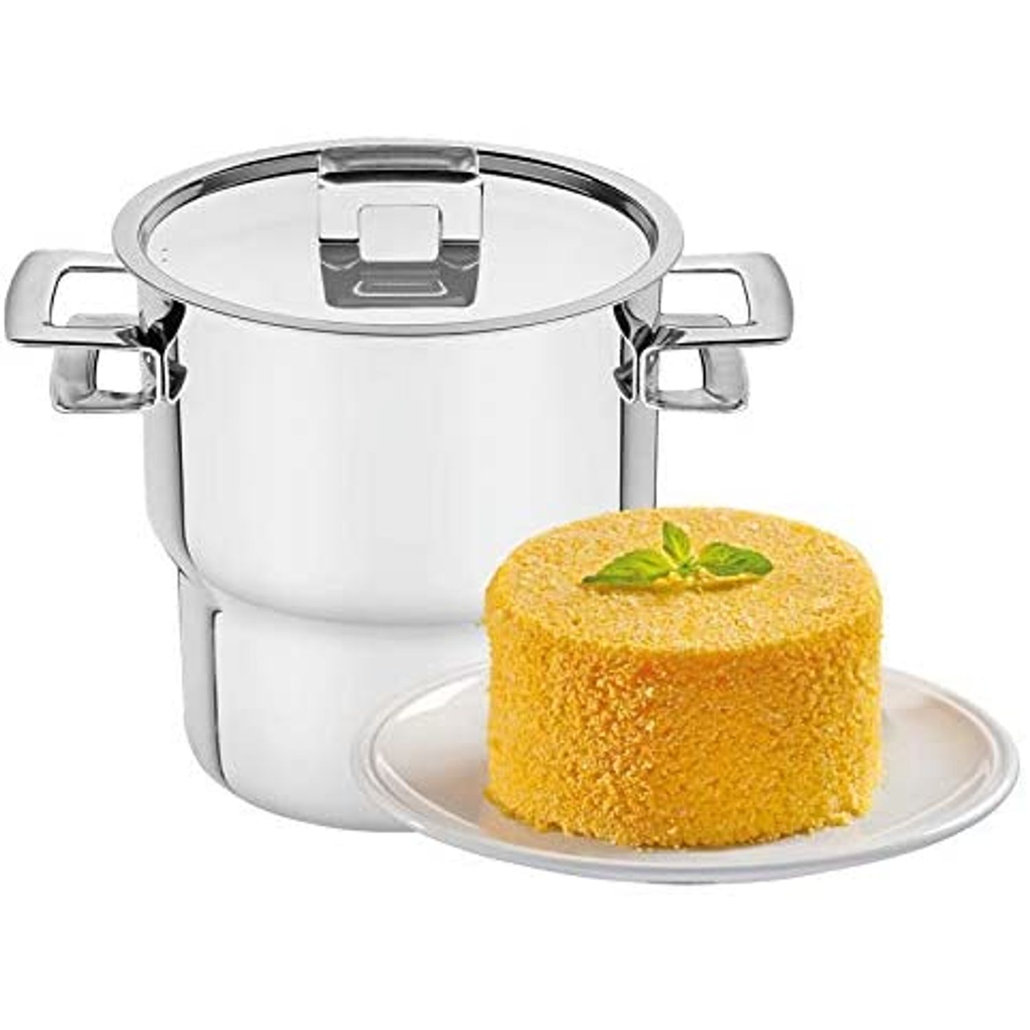 Cuscuzeira brava inox 14cm 2,1 litros Tramontina - Casa Freitas