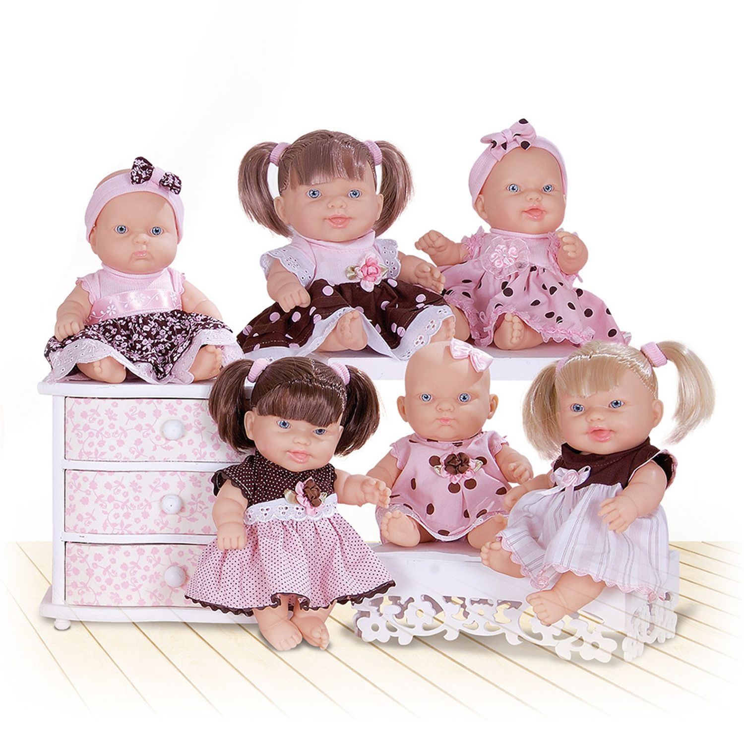 Boneca infantil Bebê dolls collection Cotiplás - Casa Freitas