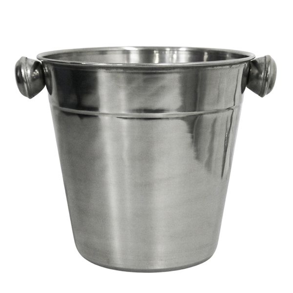 Balde para gelo em aço inox prime 12cm 900ml Lyor Casa Freitas - Casa ...
