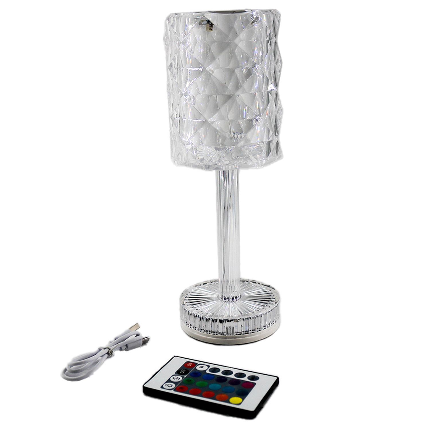 Luminária led em acrílico transparente bt02055 DCasa Casa Freitas ...