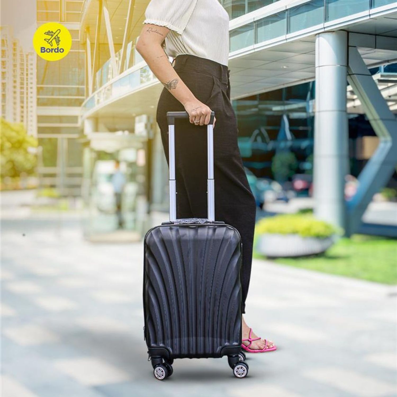 Mala de Bordo 18" Preta Rodas Removíveis bt02935 DCasa Casa Freitas ...