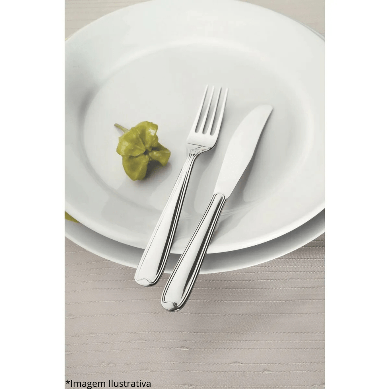 Faca de Mesa Copacabana Inox Tramontina Casa Freitas - Casa Freitas