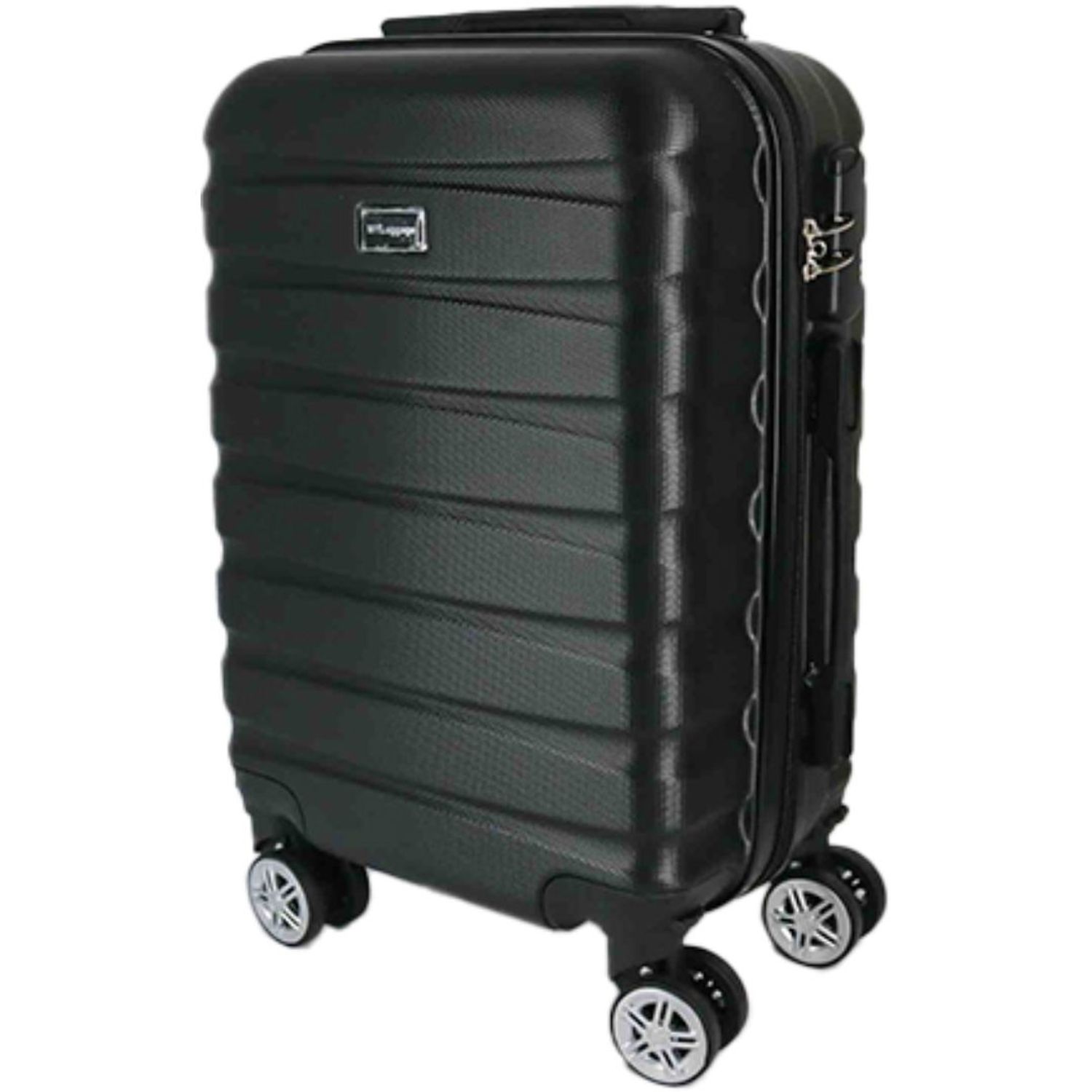 Mala de Bordo 18 Polegadas Preta Rodas Removíveis Bt03878 DCasa Casa ...